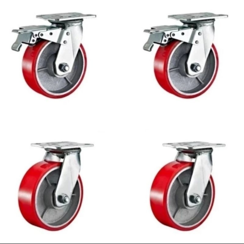 Jual Roda scaffolding 5" inch heavy duty beban berat roda perancah ...