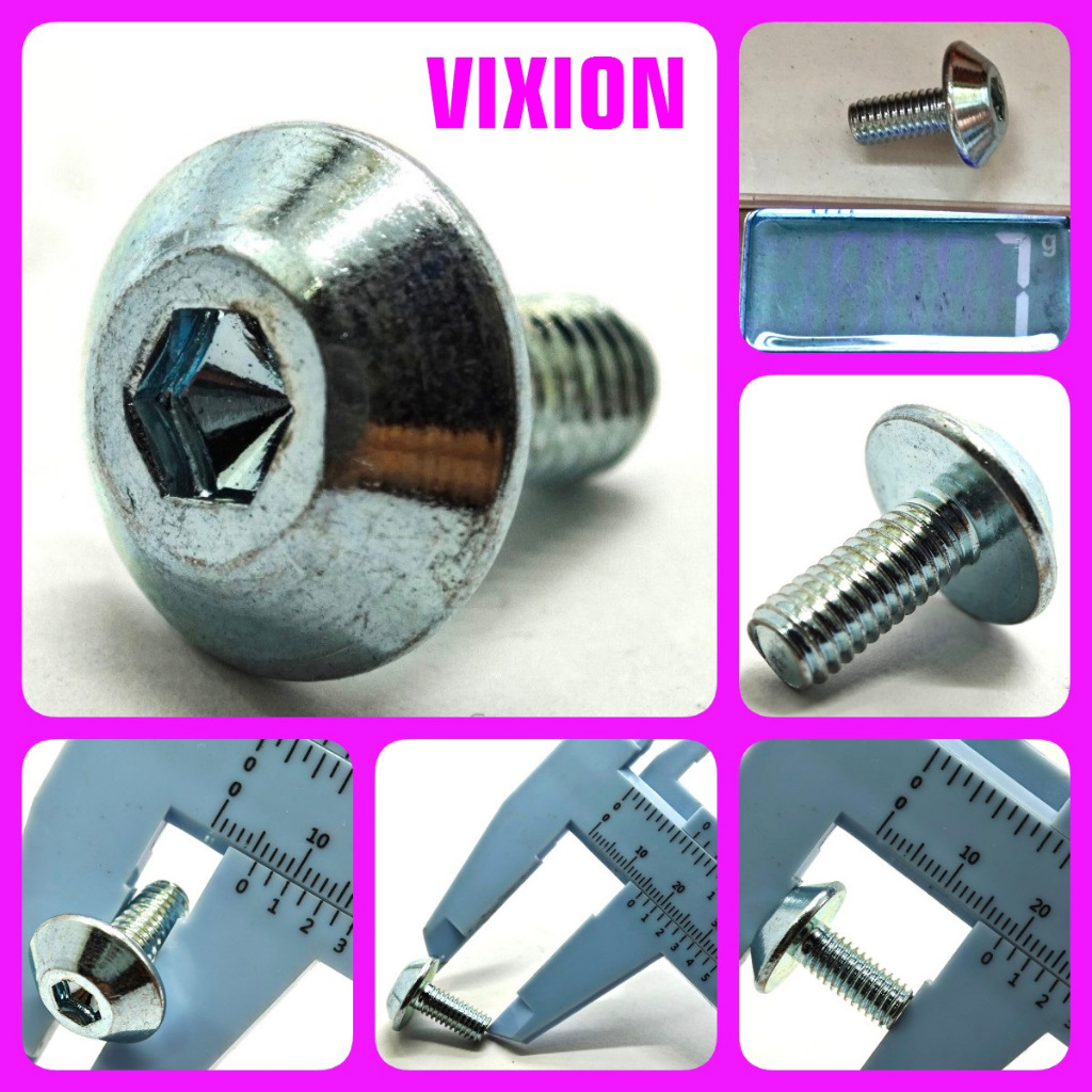 Jual BAUT BODY 6X14 VIXION L baud cover bodi dek tebeng sayap nekel ...