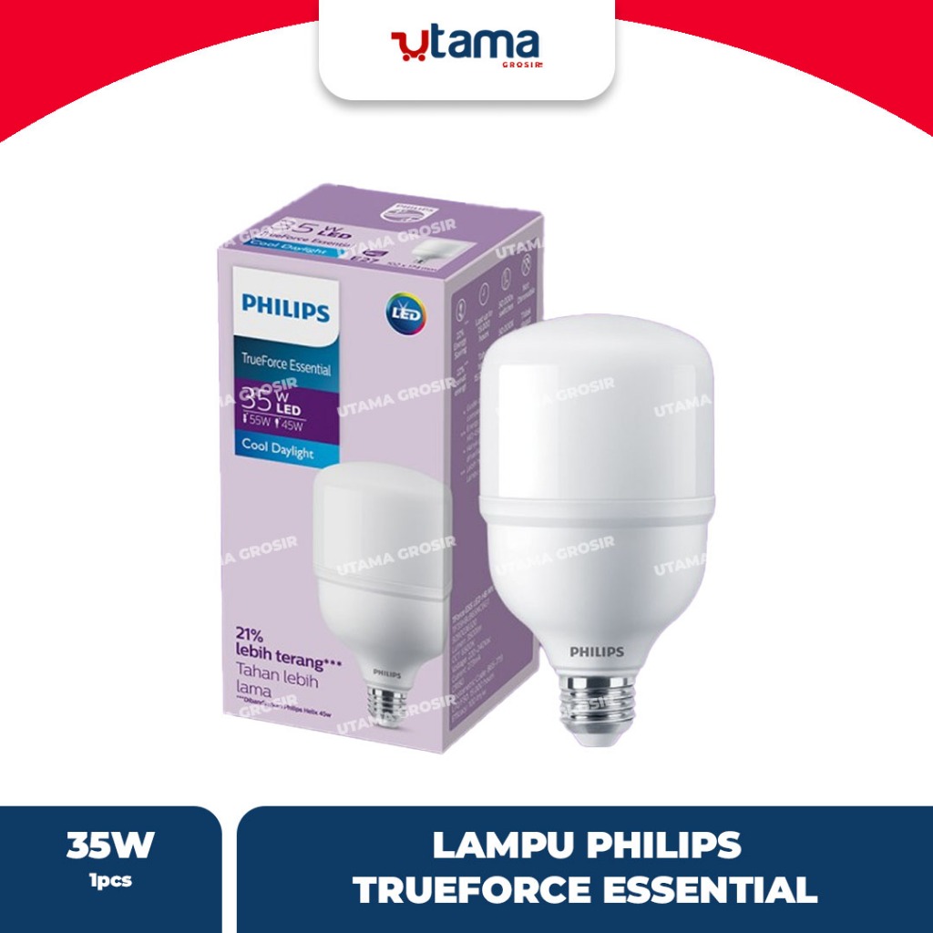 Jual Philips Lampu LED TrueForce Essential 20W 25W 35W 45W Watt ...