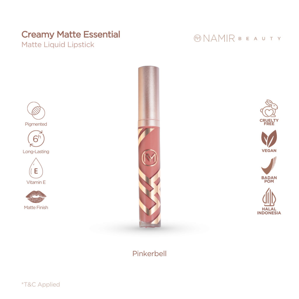 Jual NAMIR BEAUTY Creamy Matte Essential - Pinkerbell | Shopee Indonesia