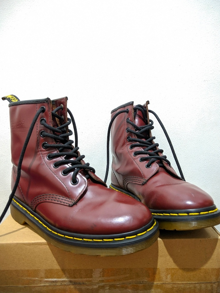Jual Sepatu Boots/Docmart Dr Martens 1460 (Original - Second) | Shopee ...