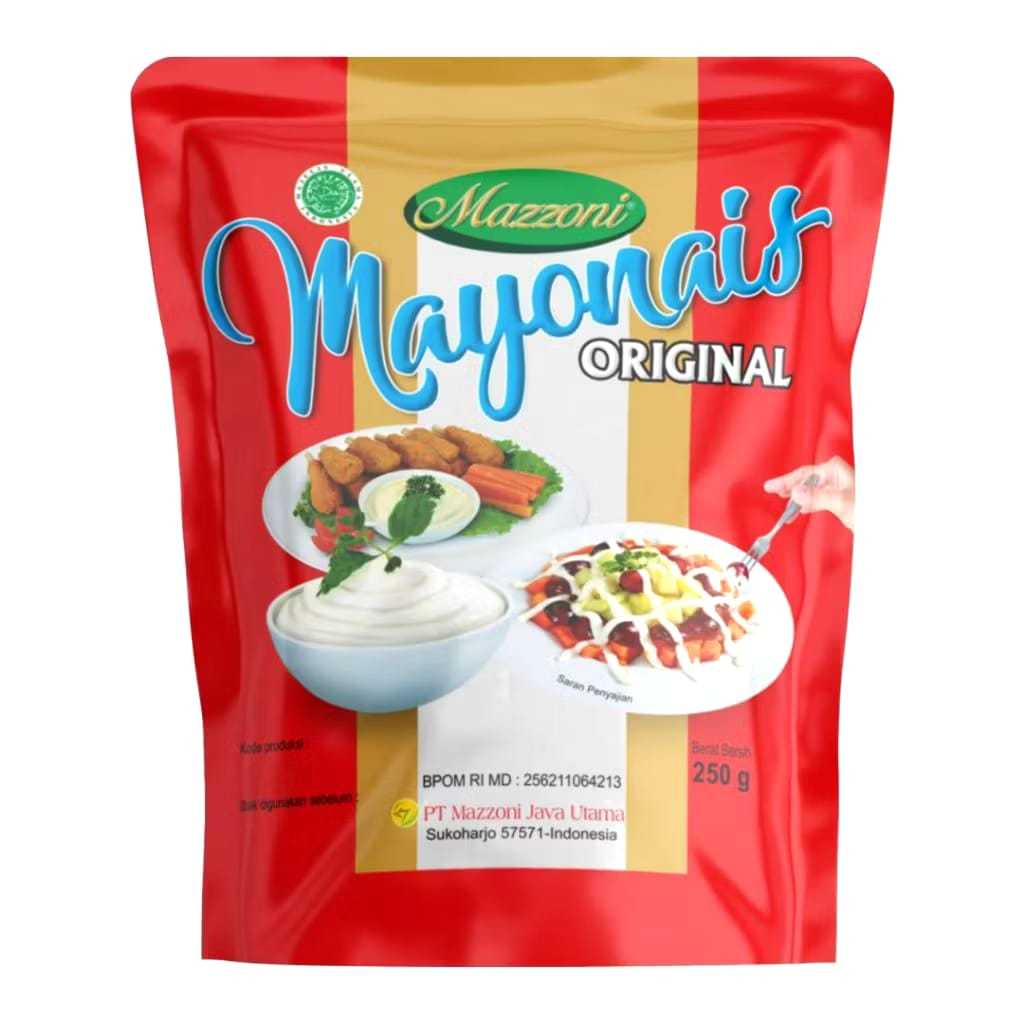 Jual Mazzoni Mayonnaise Original 250gram / Gram Mazzoni Mayonaise/ Saus ...