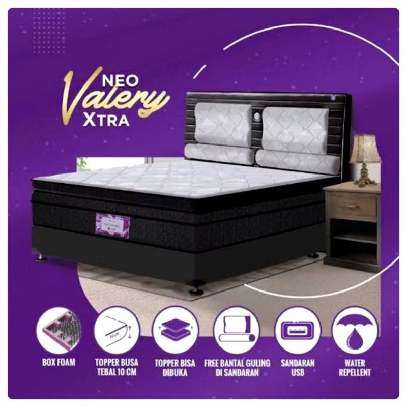 Jual Kasur Springbed Angel Neo Valery Extra Matras Angel Uk180 / Uk 160 ...