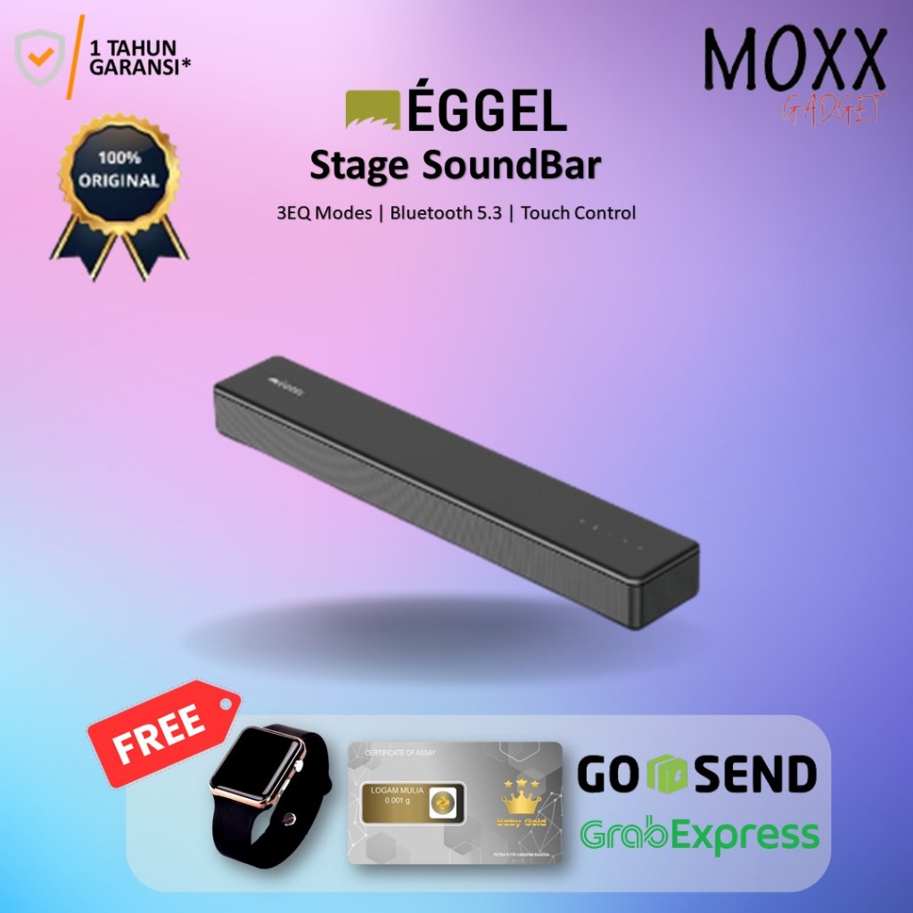 Jual Eggel Stage SoundBar / Sound Bar with Built-In Woofer | Shopee ...