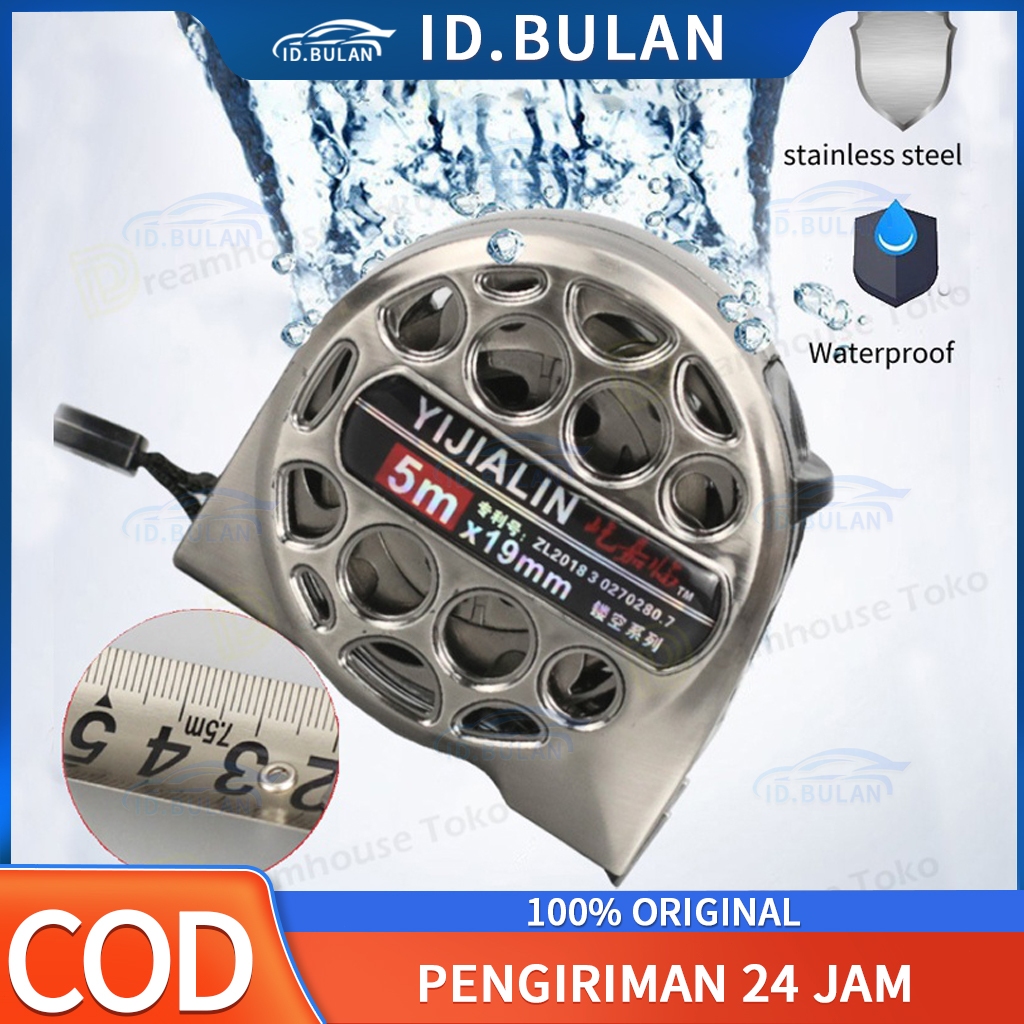 Jual Meteran 10 Meter Paling Kuat Unik Stainless Anti Karat Anti Air Murah Anti Pecah Tukang ...