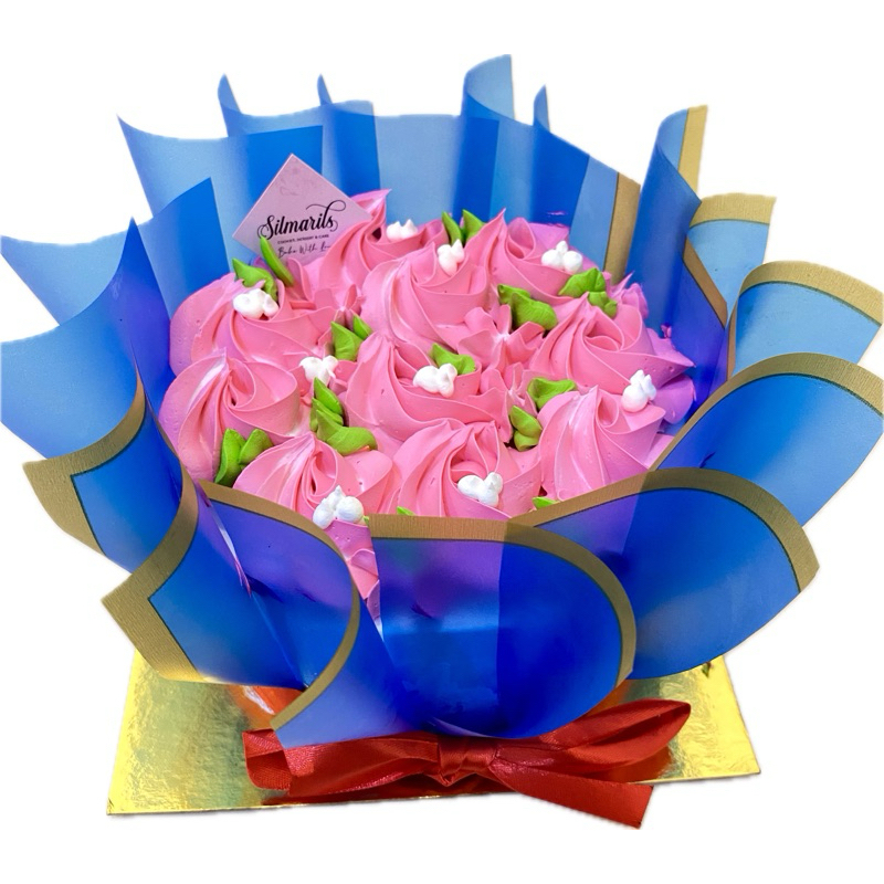 Jual CAKE BOUQET CANTIK DAN INDAH CAKE BUNGA | Shopee Indonesia