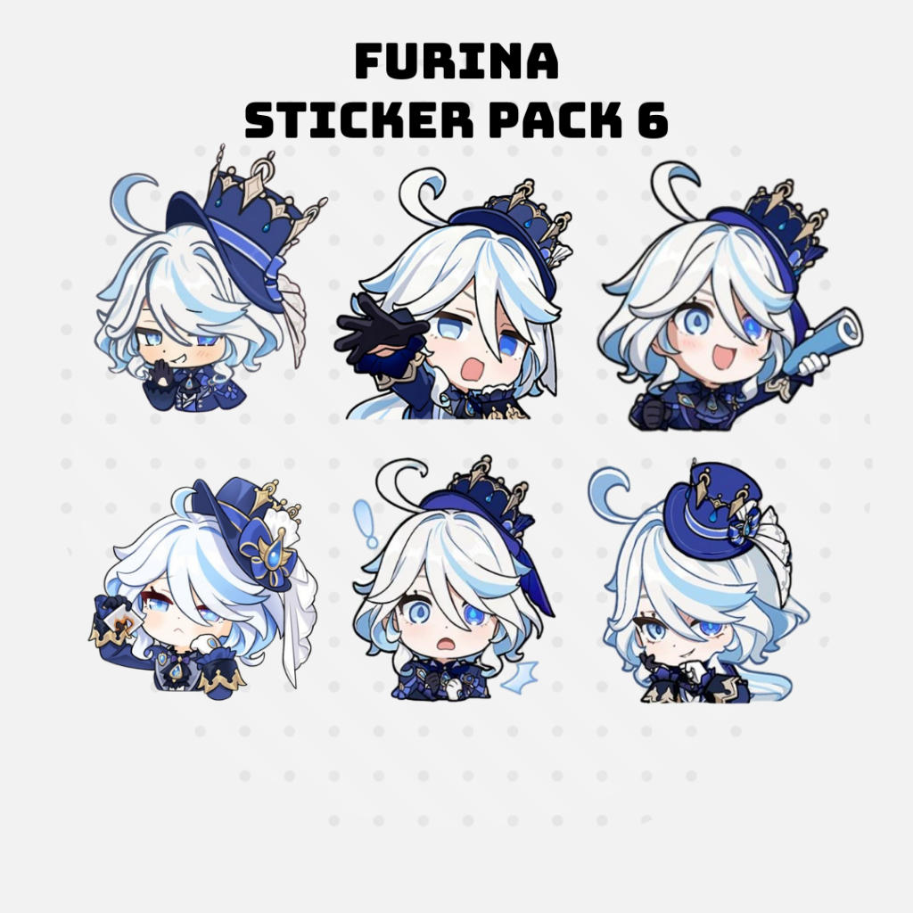 Jual Sticker Furina Genshin Impact Pack | Shopee Indonesia