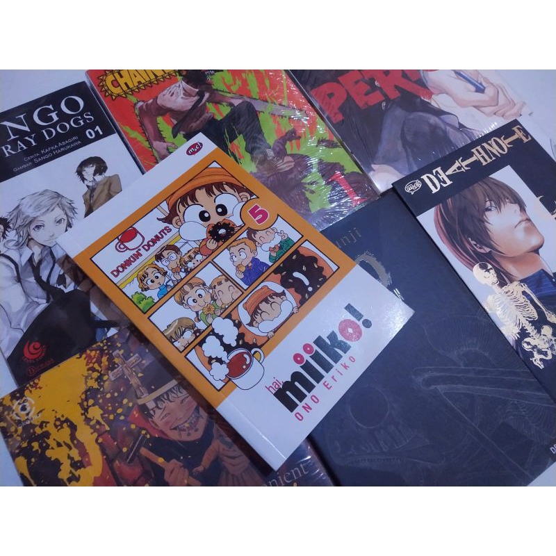 Jual Komik / Manga Bungo Stray Dogs, Chainsaw Man, Blue Period, Death Note, Junji Ito (Gyo ...