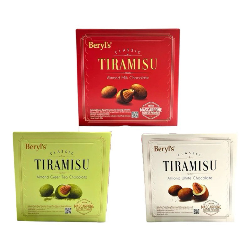 Jual Beryl's Beryls Coklat Cokelat Malaysia Classic Tiramisu Almond ...