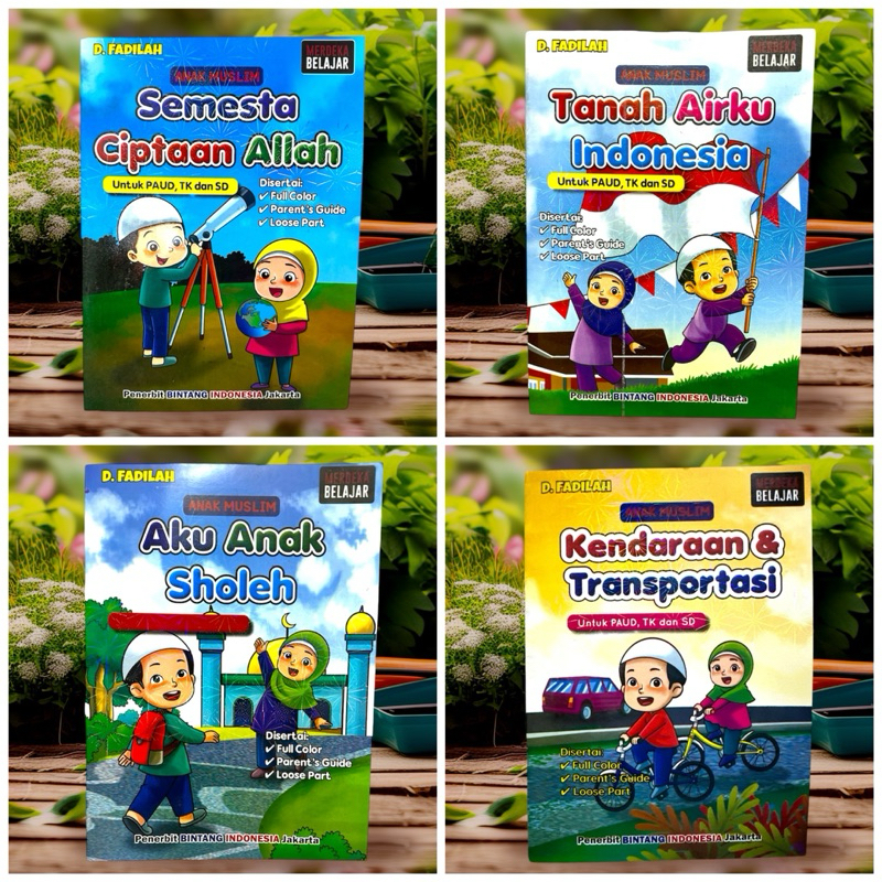 Jual Buku Paud & TK Seri Anak Muslim Kurikulum Merdeka Belajar (LKS ...
