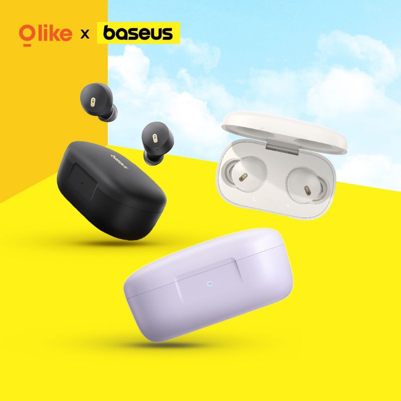 Jual BASEUS TWS Bowie E18 Earphone Wireless 25H Listening IPX4 ENC ...