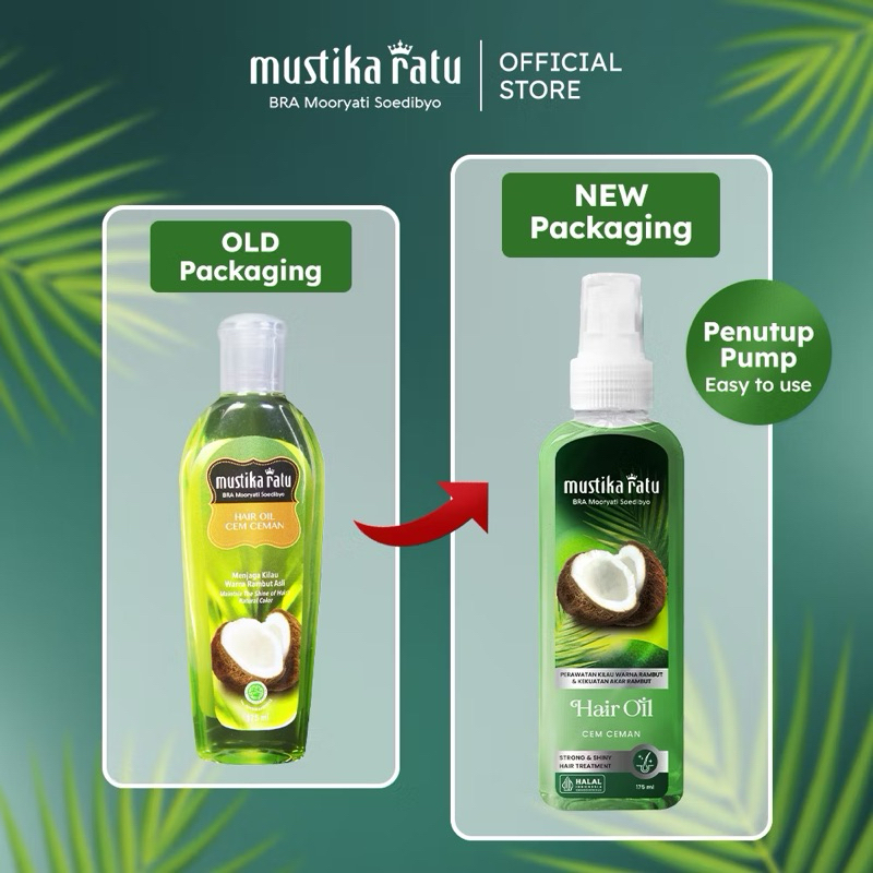 Jual MUSTIKA RATU Cem Ceman Hair Oil Menguatkan Akar Rambut New Package ...