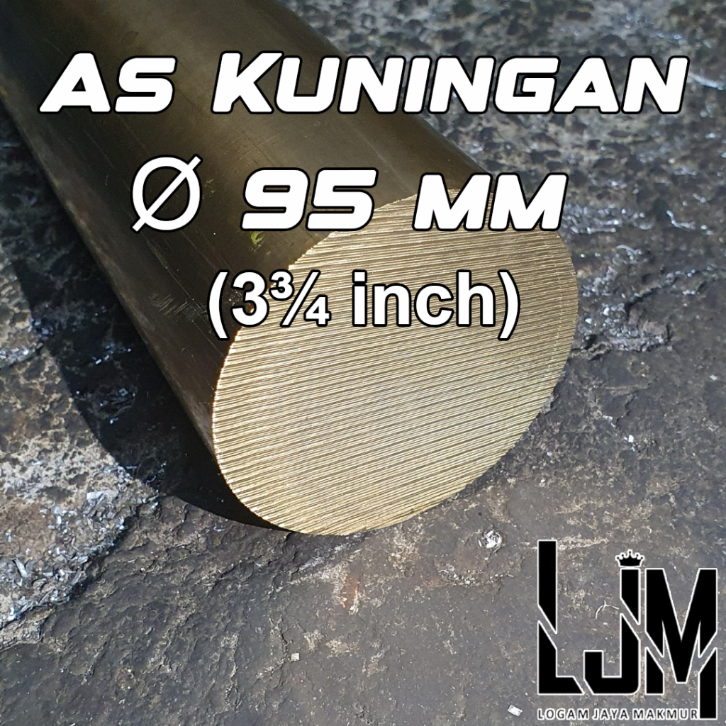 Jual 95 As Kuningan Diameter 3 3/4 inch atau 95 mm Harga panjang 1,5 CM ...