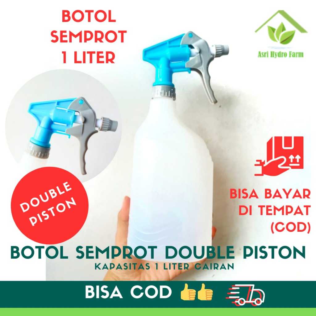 Jual SPRAYER DOUBLE PISTON 1 LITER - Sprayer Botol 1 Liter Double ...