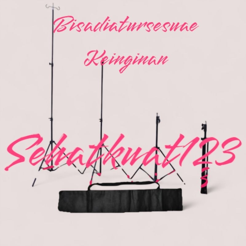 Jual TIANG INFUS PORTABLE 2 PENGAIT PLUS TAS | Shopee Indonesia