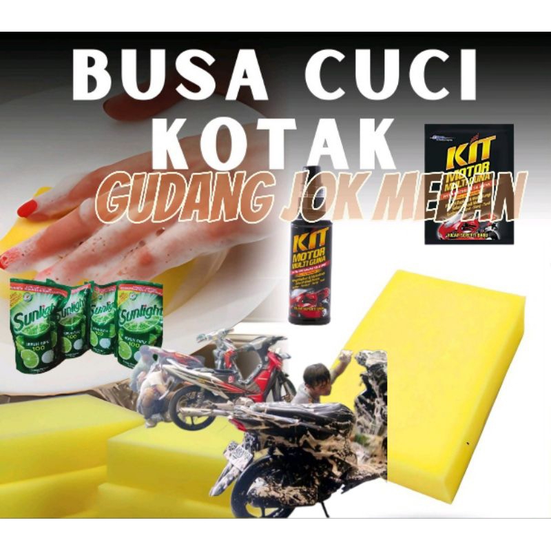 Jual busa spon inoac kuning tebal 4 cm panjang 12 cm lebar 7cm | Shopee ...