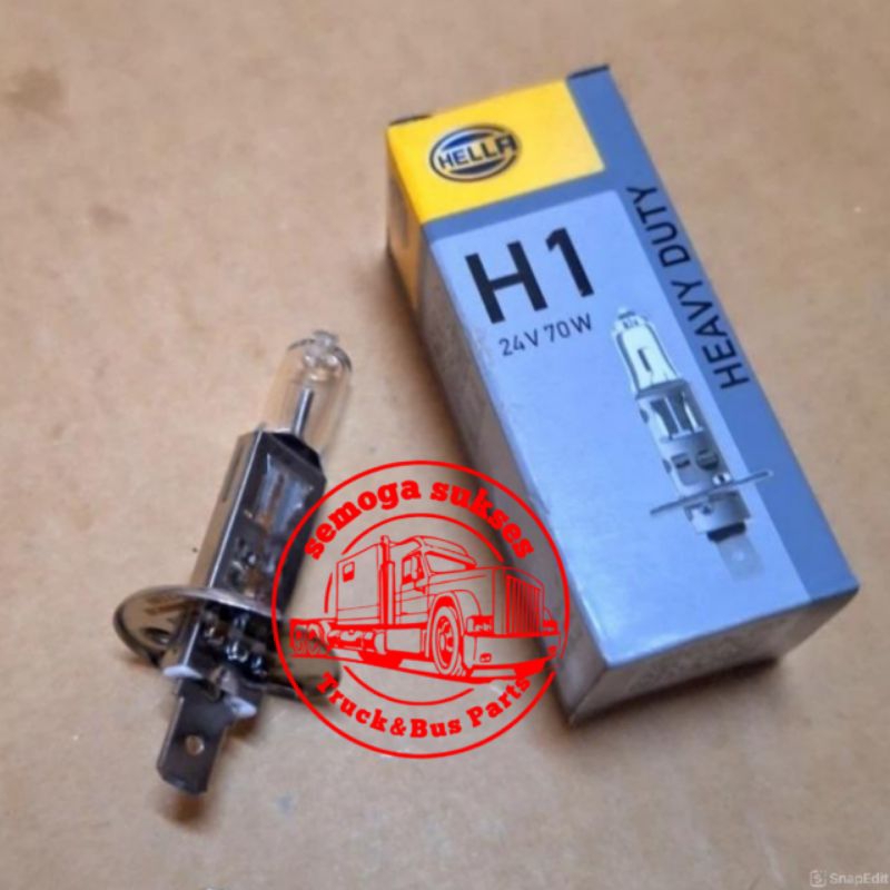 Jual Dop Lampu H1 24V 70W HELLA Original | Shopee Indonesia