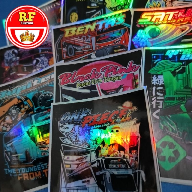 Jual STICKER BUS TUNGGAL JAYA EDITION HOLOGRAM / STIKER BUS VIRAL ...