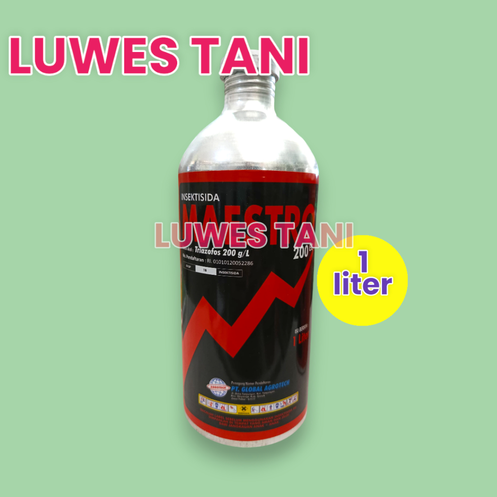Jual Insektisida (1liter) Maestro 200EC 1 Liter triazofos 200 EC ...
