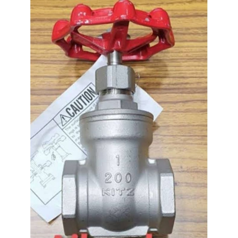 Jual GATE VALVE KITZ STAINLESS SS 304 DRAT TYPE UEL 2" | Shopee Indonesia