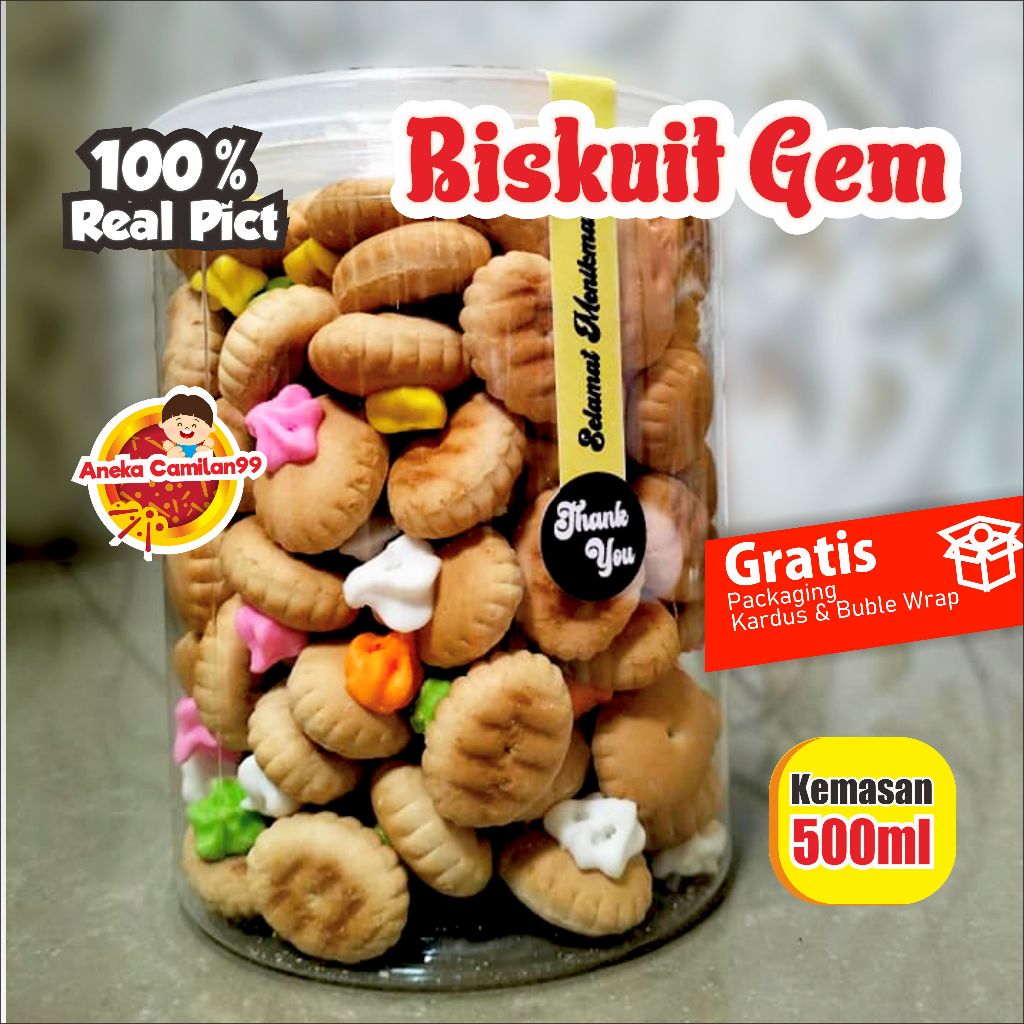 Jual roti gem/ kue monas/ biskuit gem/ gem bunga | Shopee Indonesia