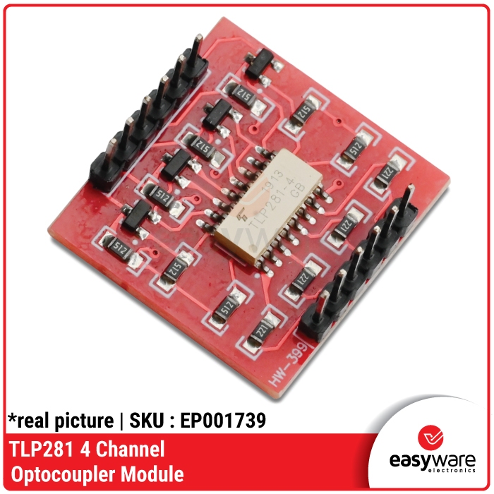 Jual TLP281 4 CHANNEL OPTOISOLATOR MODULE | Shopee Indonesia