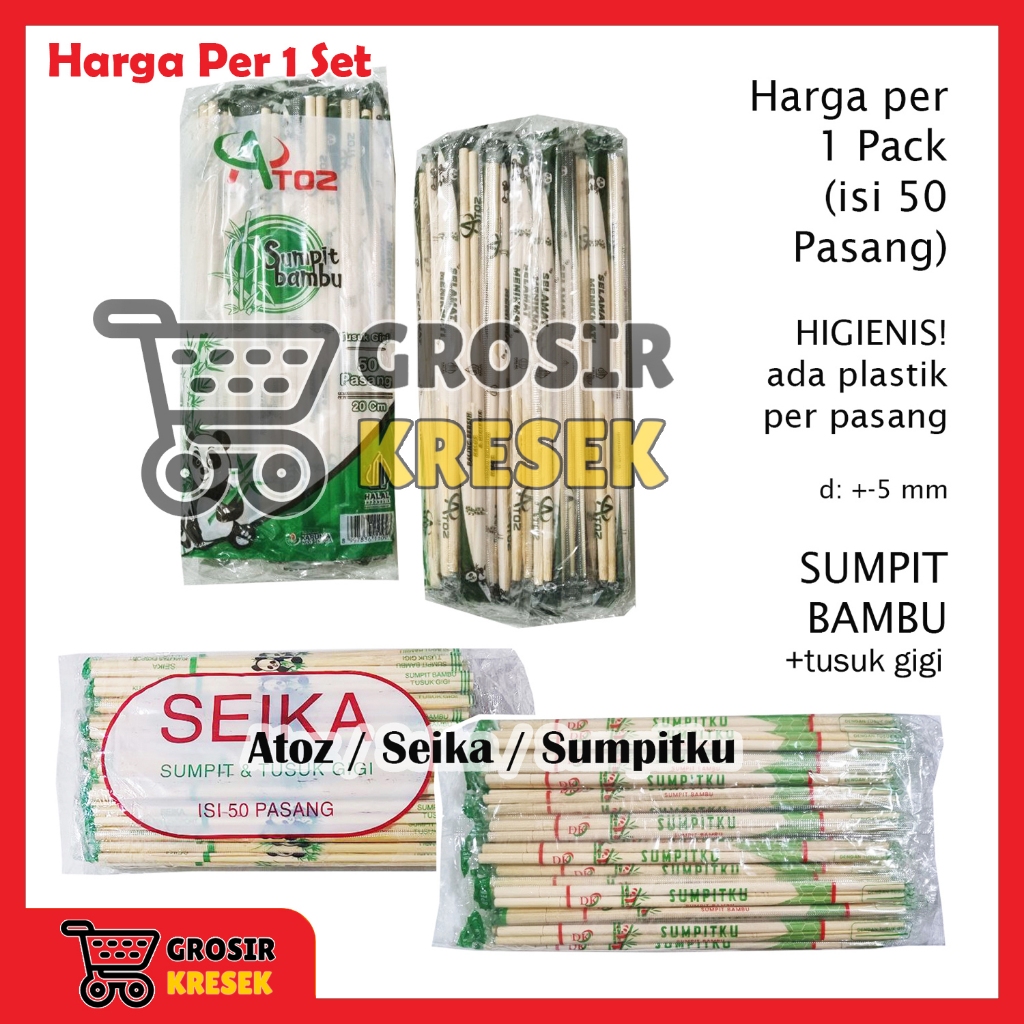 Jual Sumpit Kayu 1 Pack Terlengkap & Harga Terbaru April 2026 | Shopee ...