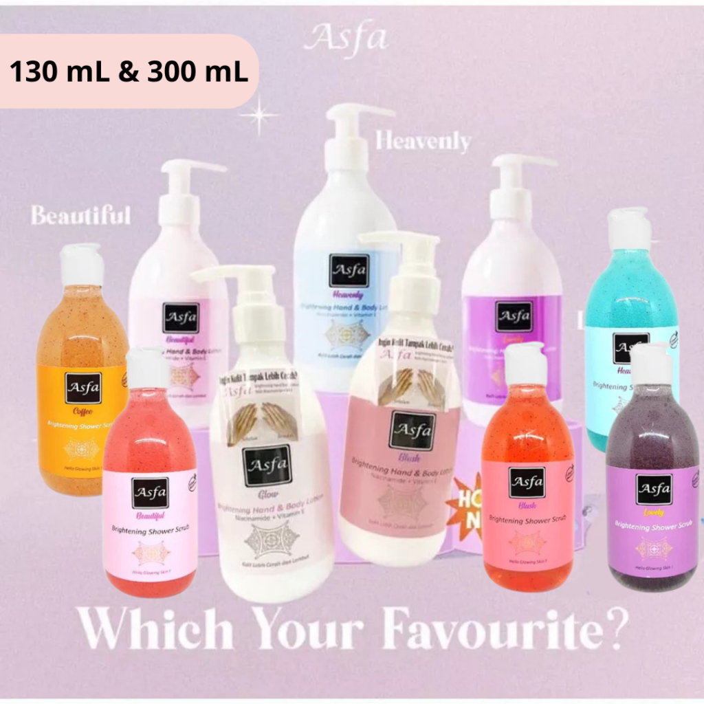 Jual QEILA - ASFA BRIGHTENING BODY LOTION 300 ml & 130 mL WITH ...