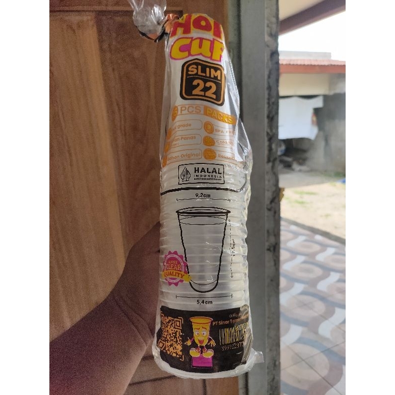 Jual HOK cup 22 Oz slim 25pcs | Shopee Indonesia