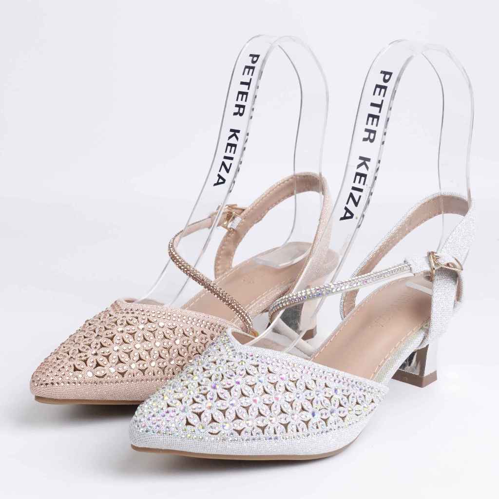 Jual Peter Keiza Sandal Pesta Wanita Tali Belakang Heels 5 cm LR 05-08 ...