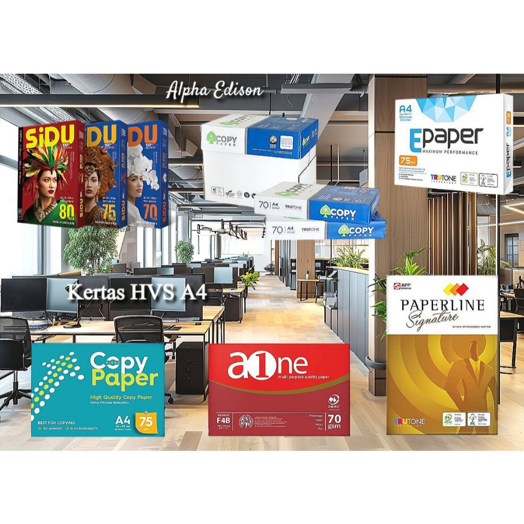 Jual Kertas HVS A4 Kertas Serba Guna Foto Copy SiDU IK Copy Aone Copy ...