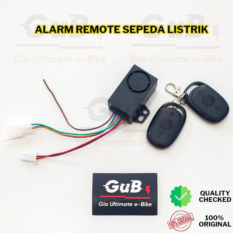 Jual Remote Alarm Sepeda Listrik Original Anti Maling Remote Alarm ...