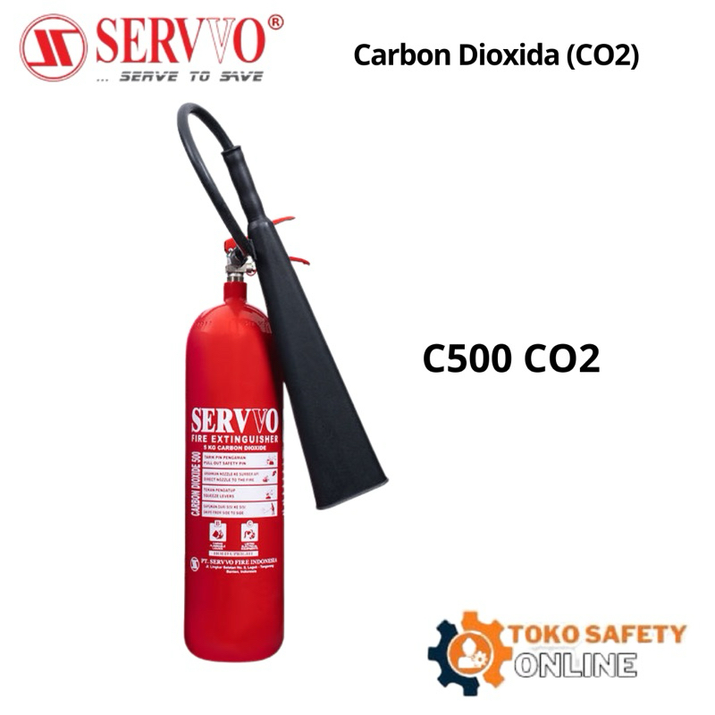 Jual APAR SERVVO CO2 5KG - Carbon Diocida SERVVO C500 CO2 Original | Shopee Indonesia