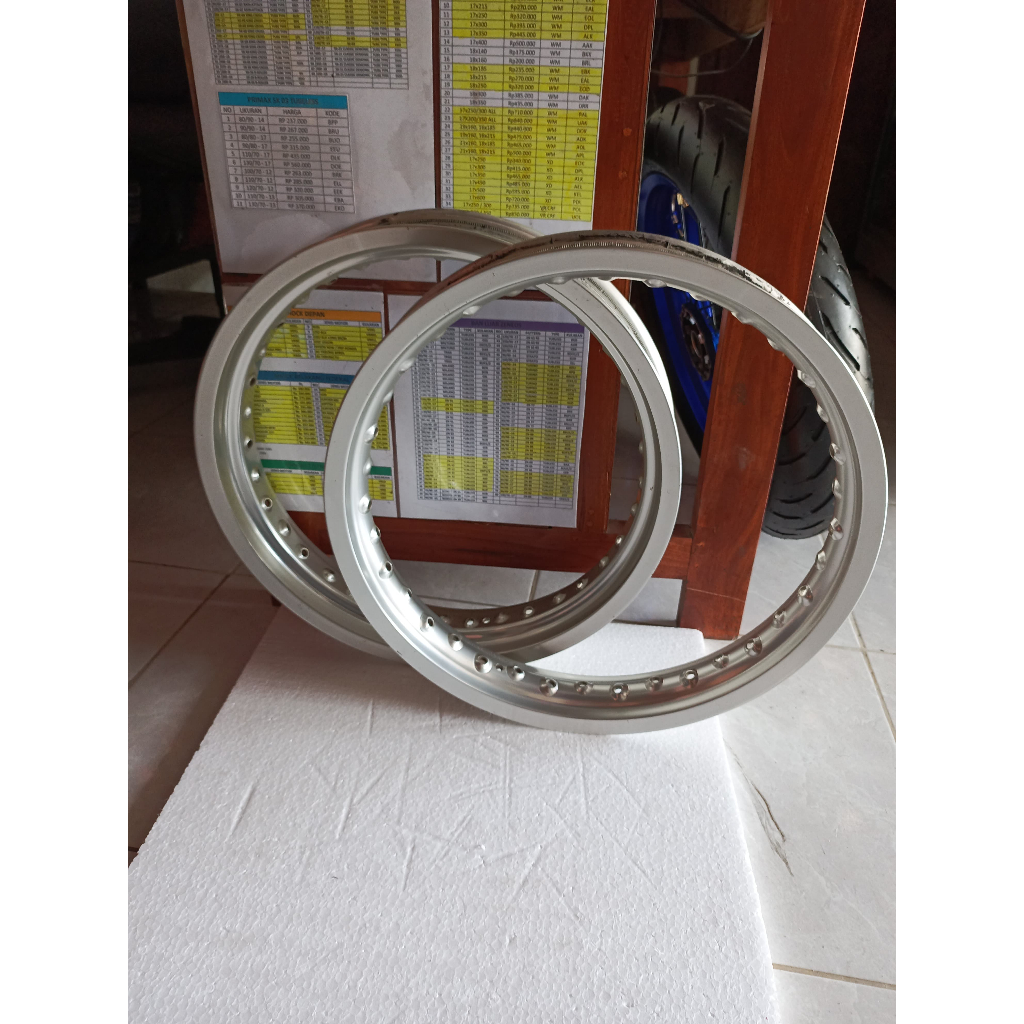 Jual Velg Ori D-tracker Warna Silver Ukur 215/300 Velk Takasago Excel ...