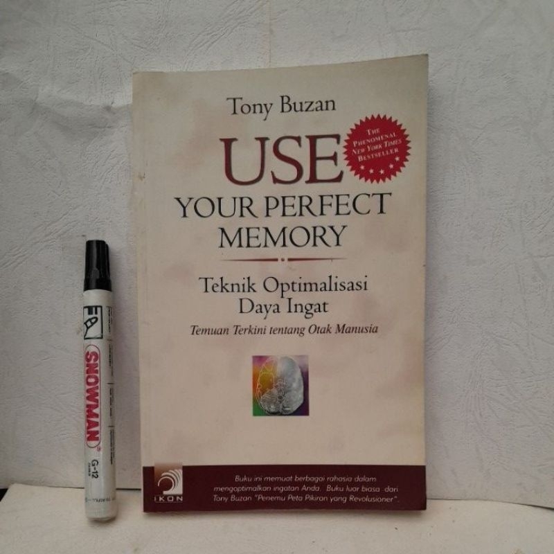 Jual Buku Ise Your Perfect Memory Teknik Optimalisasi Daya Ingat Tony ...
