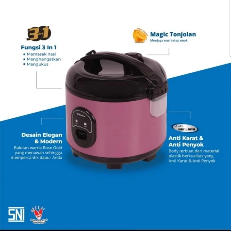 Jual MIYAKO MAGIC COM MCM-507 SBC RICE COOKER MCM-507 SBC MIYAKO ...