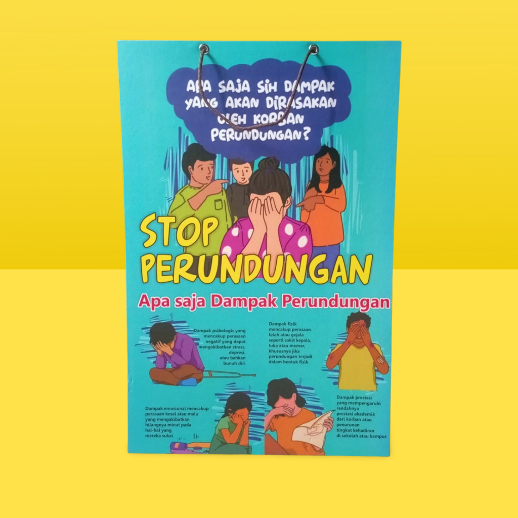 Jual Poster Gantung A3 | Hard Poster STOP Perundungan | Dampak Korban ...