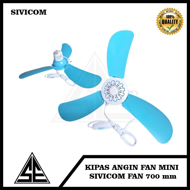 Jual KIPAS ANGIN FAN MINI JEPIT SIVICOM 700mm | Shopee Indonesia