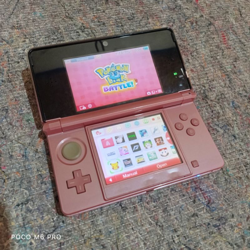 Jual Nintendo 3DS Old Reguler CFW 64gb Pink | Shopee Indonesia