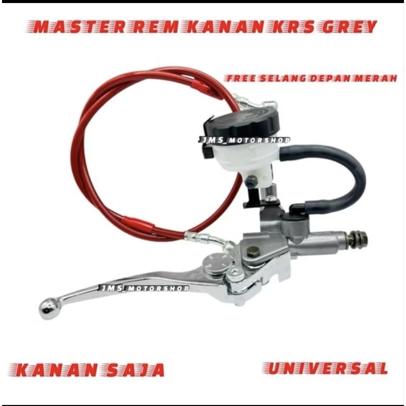 Jual MASTER REM KANAN KRS PLUS SELANG REM DEPAN PANJANG 95CM MASTER REM ...