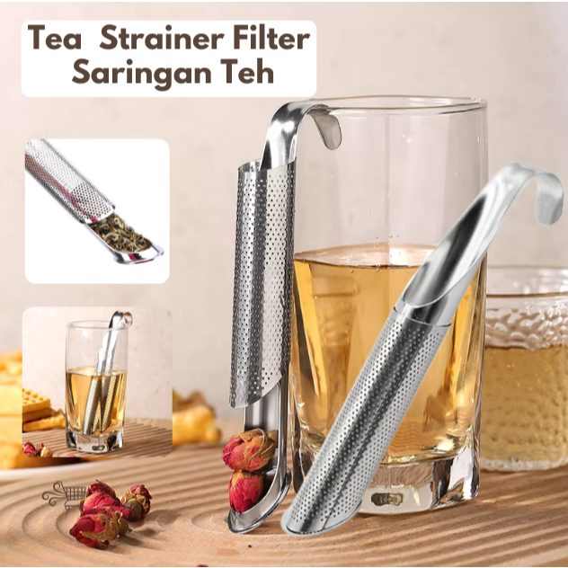Jual Infuser Pipe Saringan Teh Kopi Stainless Steel Panjang Tea Long ...