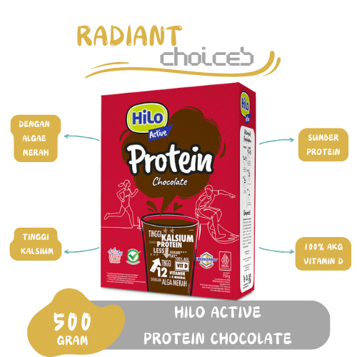 Jual HiLo Active Chocolate 500g - Susu Dewasa Tinggi Kalsium Sumber ...