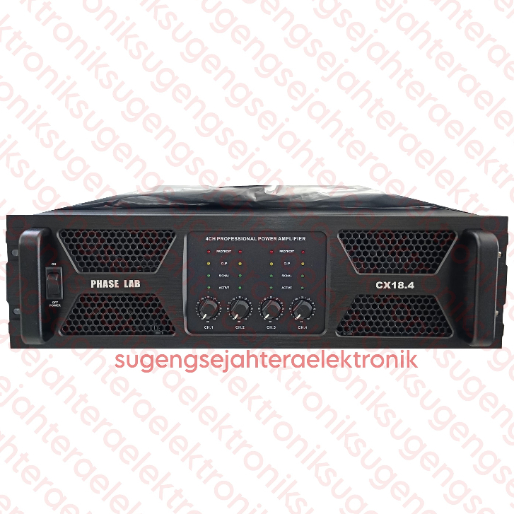 Jual Power Amplifier Phase Lab CX 18.4 Class H - 4 Channel Original ...
