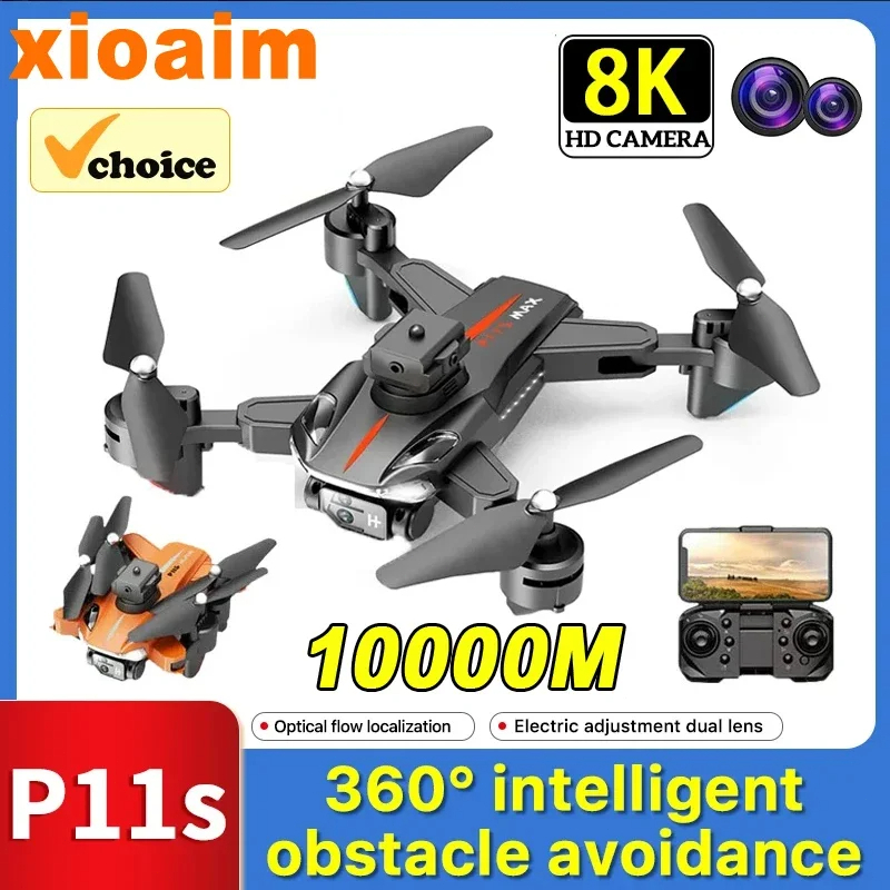 Jual 【Original】Smart Drone P11S MAX Dual 8K HD Camera Shoot Original ...