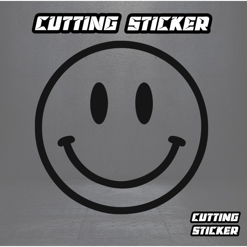 Jual Stiker Emot Full Senyum - Cutting Sticker | Shopee Indonesia