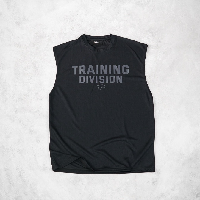Jual KODE Y63F EVRB Kaos Singlet Sleeveles Cut Dryfit Gym Training ...