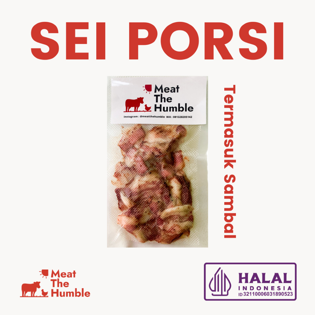Jual Sei Porsi Sapi | Daging Asap Frozen | Shopee Indonesia