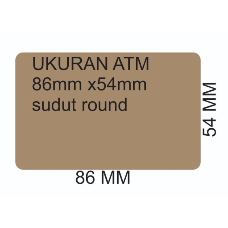 Jual akrilik potongan ukuran atm bahan bening 1,5 mm & 2mm | Shopee ...