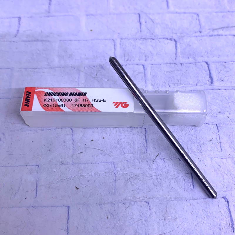 Jual Chucking Reamer 3 mm H7 merk YG Korea Baru Original Lurus Reamer 3mm | Shopee Indonesia