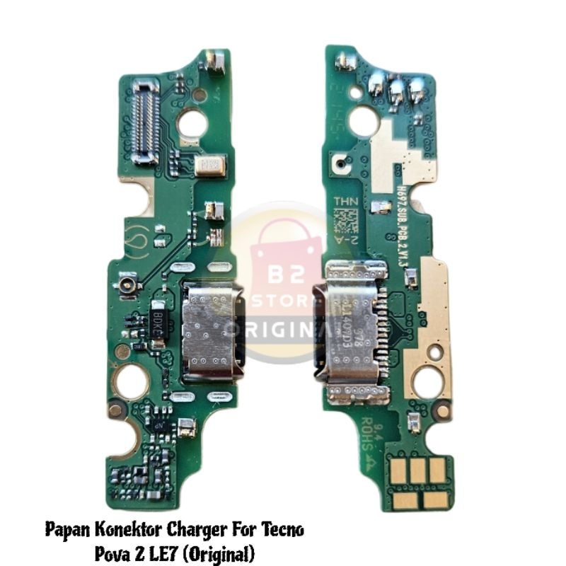 Jual Flexibel Konektor Charger / Papan Con Cas For Tecno Pova 2 LE7 ...
